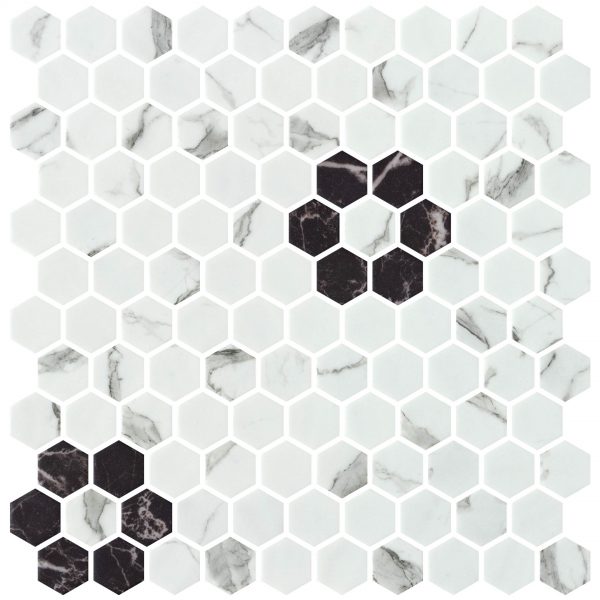 Onix Recycled Glass Mosaic Floor & Wall Tile - BV Tile and Stone